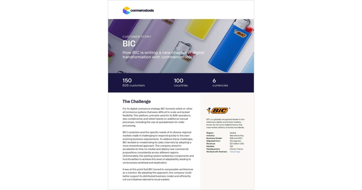 How BIC is writing a new chapter in digital transformation with ...