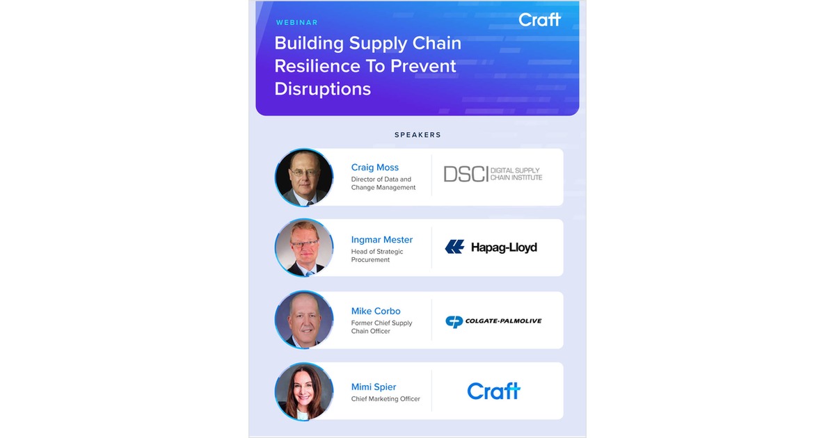 Building Supply Chain Resilience To Prevent Disruptions Free On-Demand ...