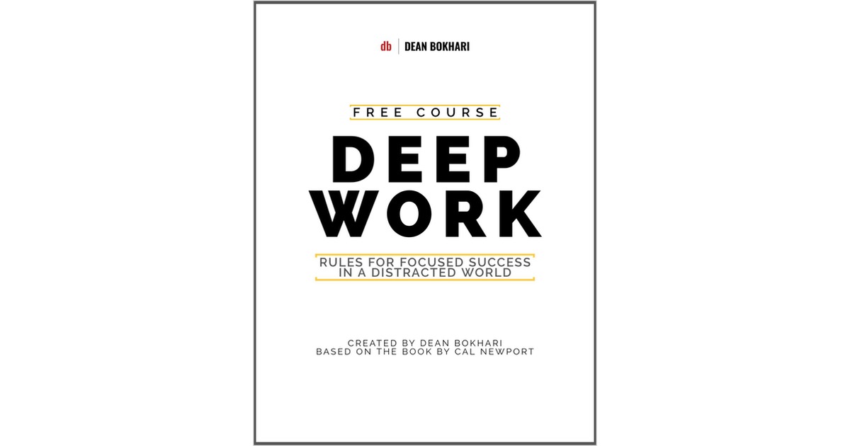 Course: Deep Work Free Course
