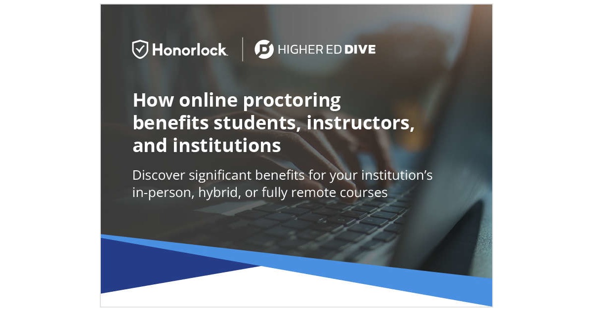 Online Proctoring Benefits Students, Instructors, and Institutions Free Infographic