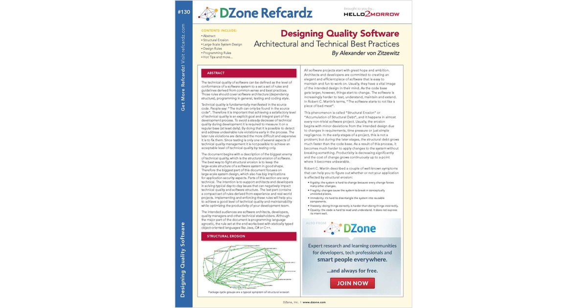 Designing Quality Software: Architectural and Technical Best Practices ...