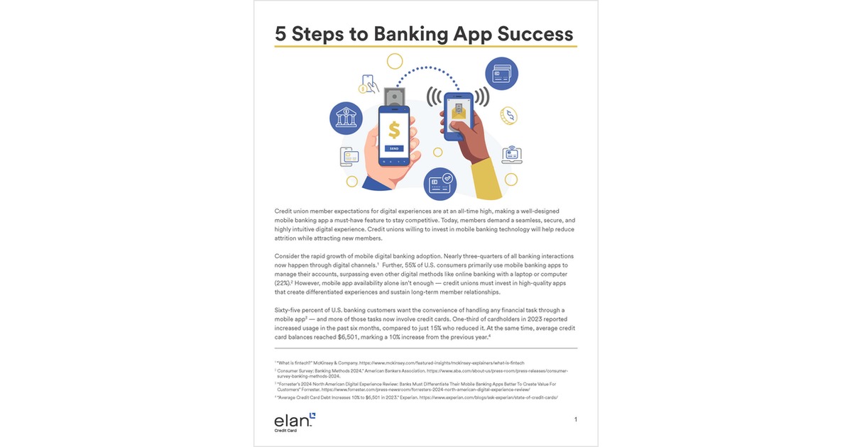 5 Steps to Banking App Success Free White Paper
