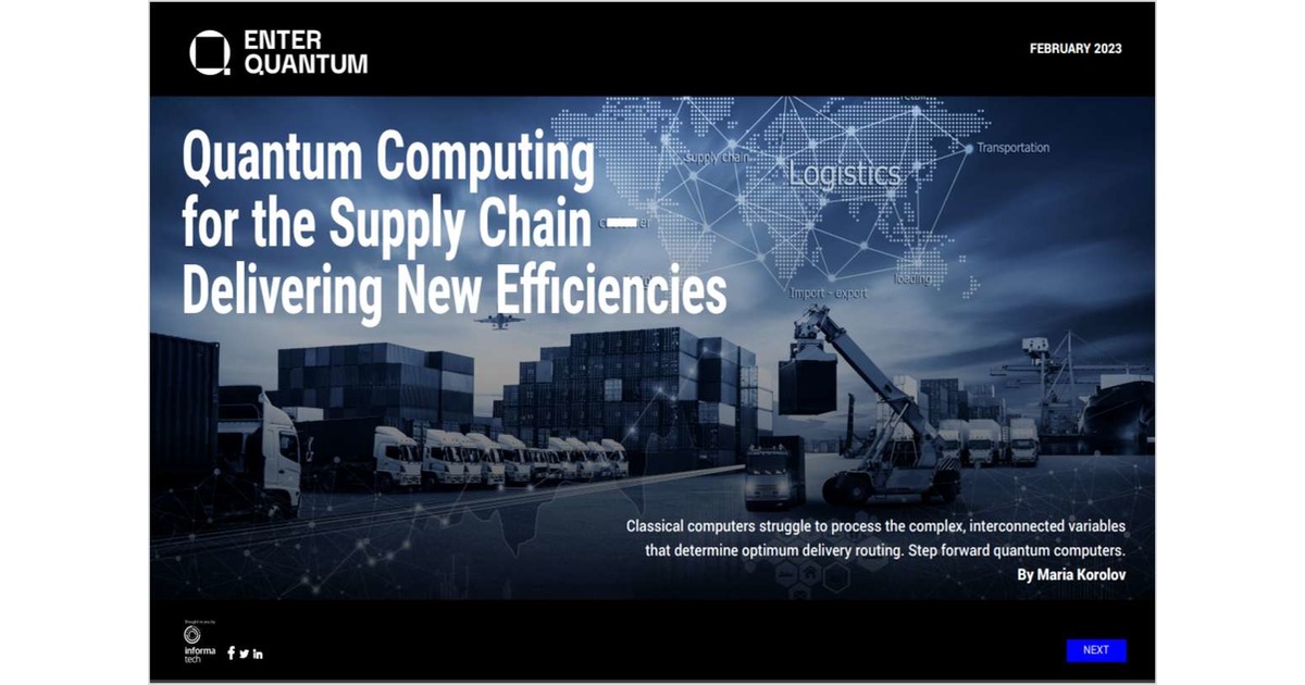 Government Policy and Quantum Innovation, Free Enter Quantum Special Report