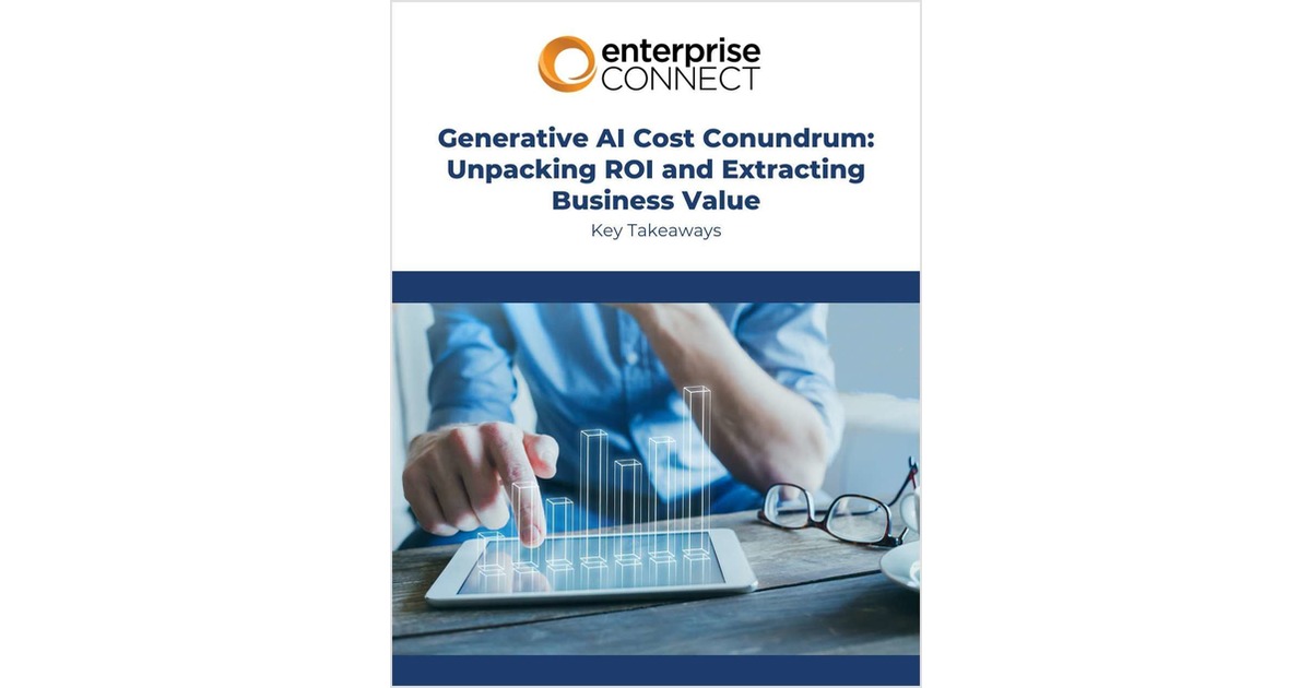Generative AI Cost Conundrum: Unpacking ROI and Extracting Business Value Free Report