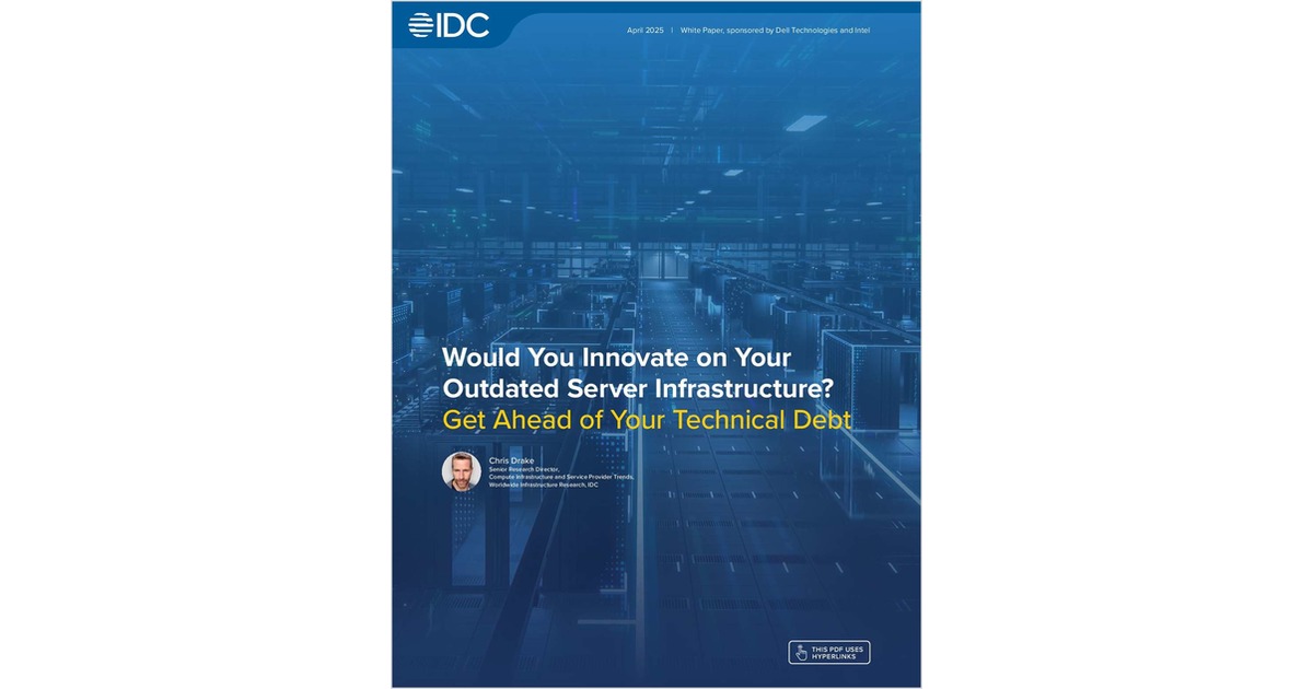 Would You Innovate on Your Outdated Server Infrastructure? Free White Paper