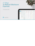 11 Ways to Reduce eDisclosure Expenses | Knowledge Hub Media