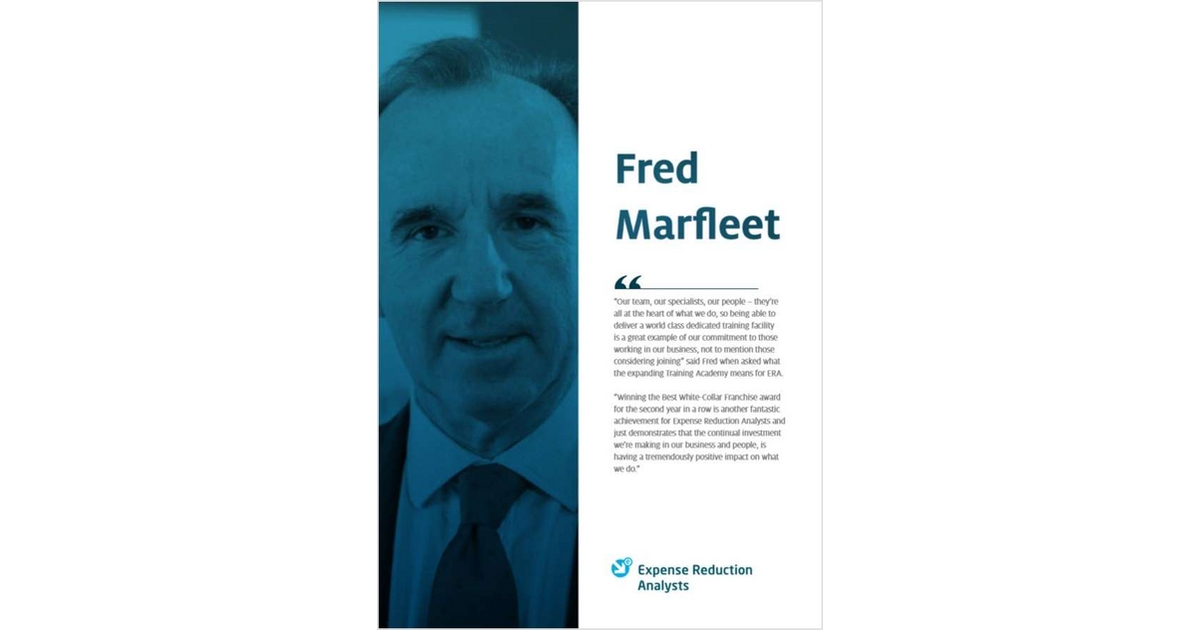 Fred Marfleet - Founder & Executive Chairman of Expense Reduction ...
