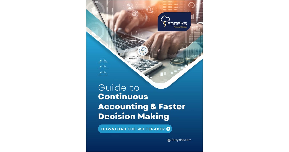 Guide to Continuous Accounting & Faster Decision Making Free White Paper