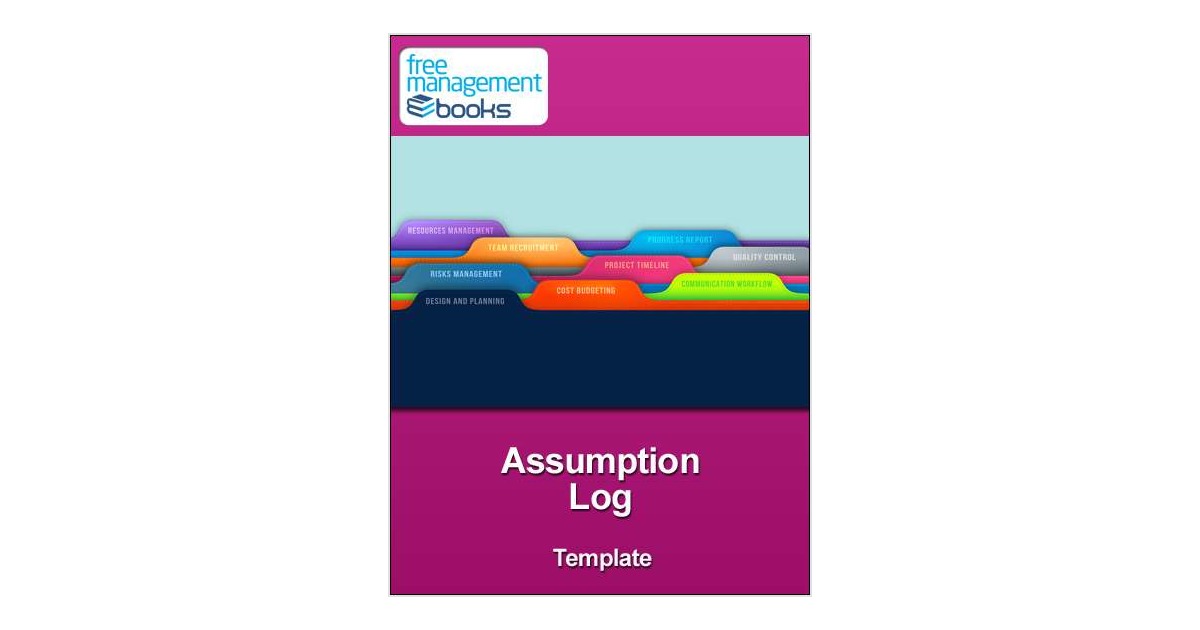 Assumption Log Template Free Best Practices
