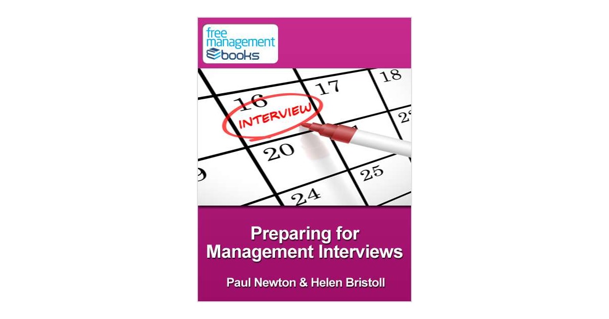 Management Interview Preparation Free eBook
