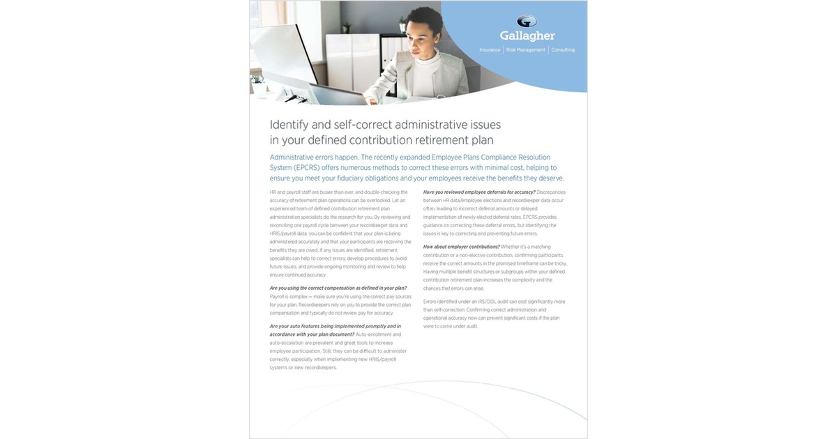 Client Guide: Identify and Self-Correct Administrative Issues in Your ...