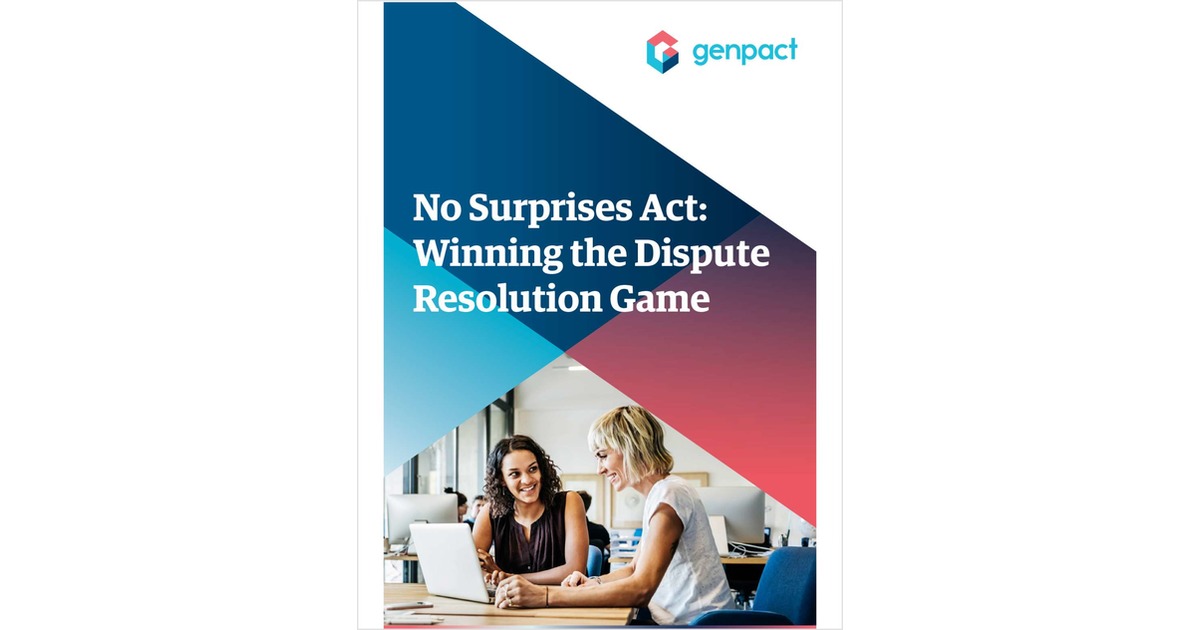 No Surprises Act Winning The Dispute Resolution Game Free White Paper no-surprises-act-winning-the-dispute-resolution-game-free-white-paper