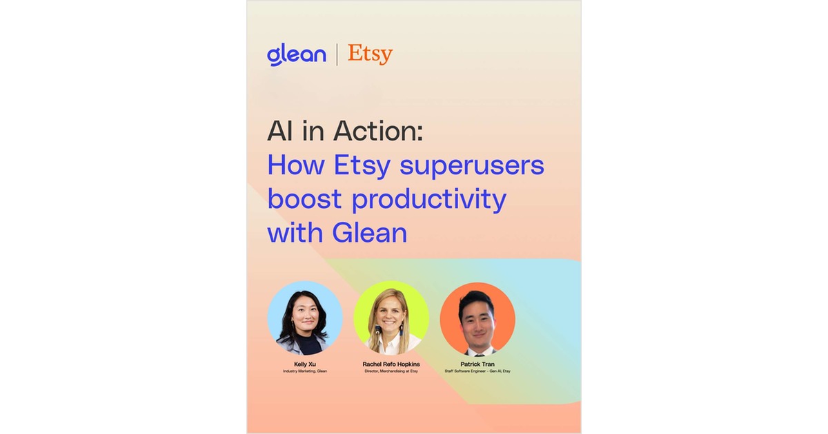 AI in Action: How Etsy employees boost productivity with Glean Free On ...