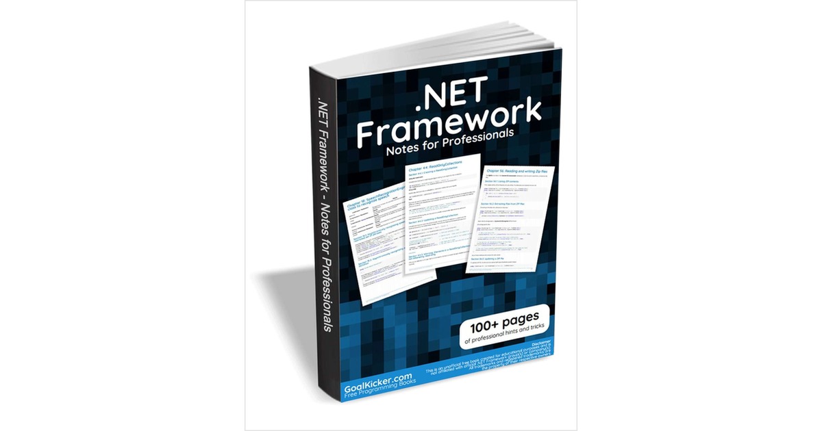 .NET Framework Notes for Professionals Free eBook