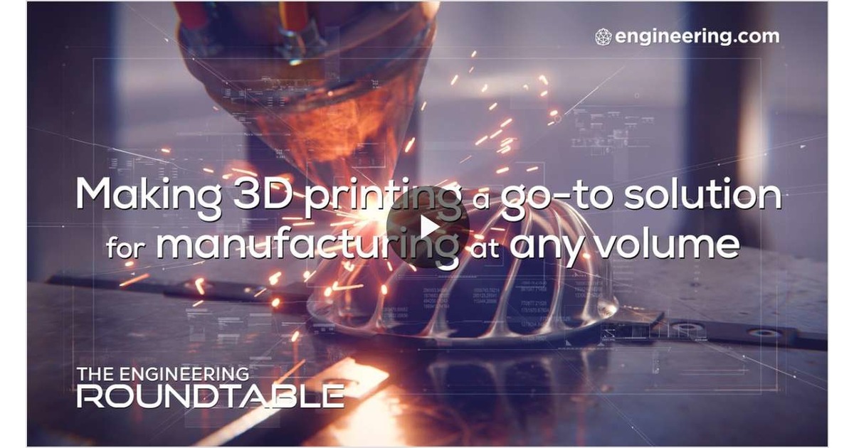 Making 3D printing a go-to solution for manufacturing at any volume ...