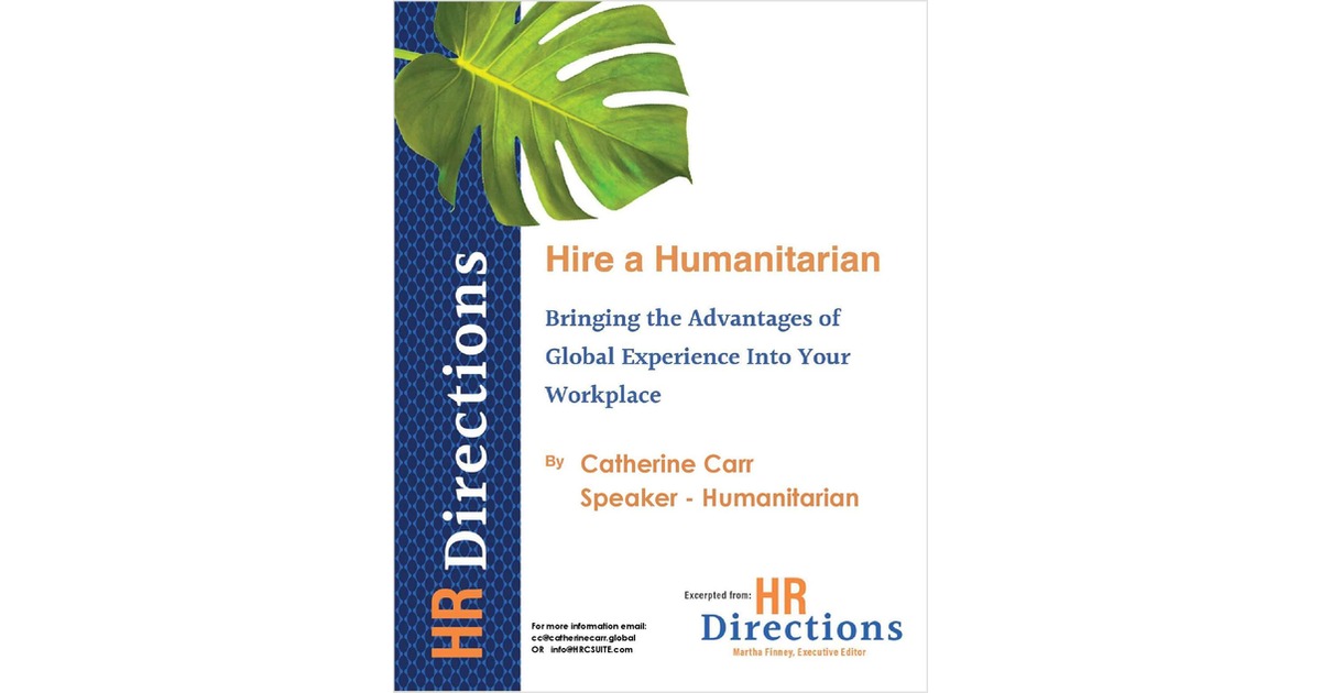 Hire a Humanitarian- HR Directions Free Information Brief