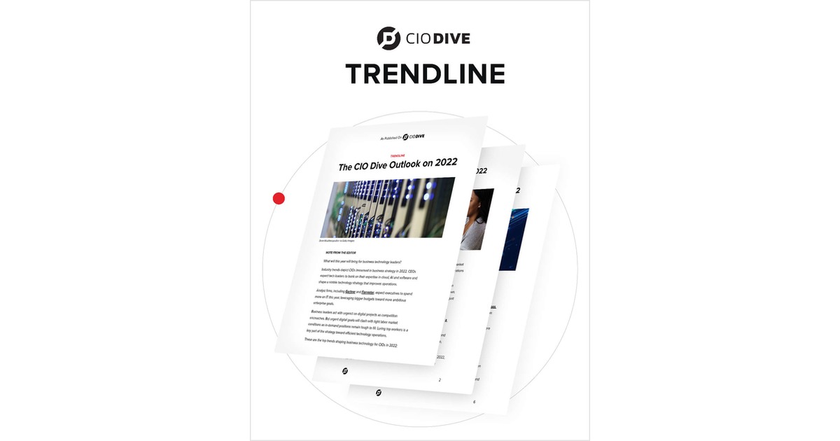 The CIO Dive Outlook on 2022 Free Report