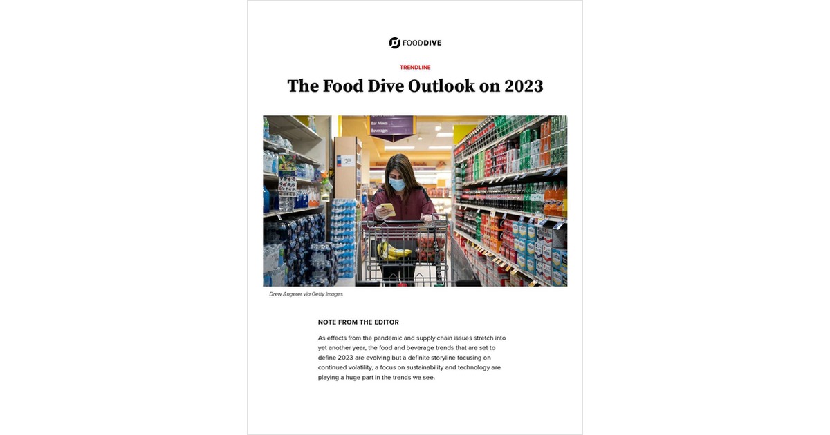 The Food Dive Outlook on 2023 Free Report