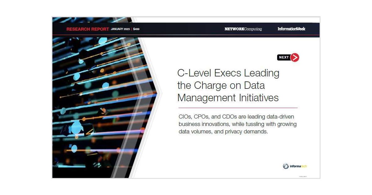 C-Level Execs Leading the Charge on Data Management Initiatives Free ...