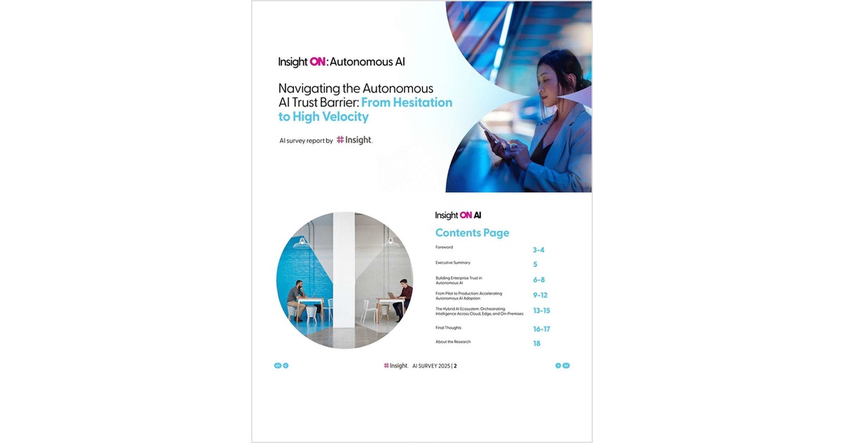 Insight ON: Autonomous AI Navigating the Autonomous AI Trust Barrier ...