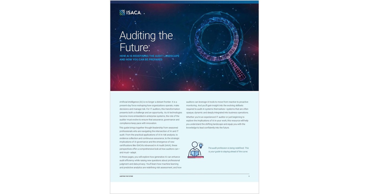 Auditing the future - how AI is redefining the audit landscape, Free ...