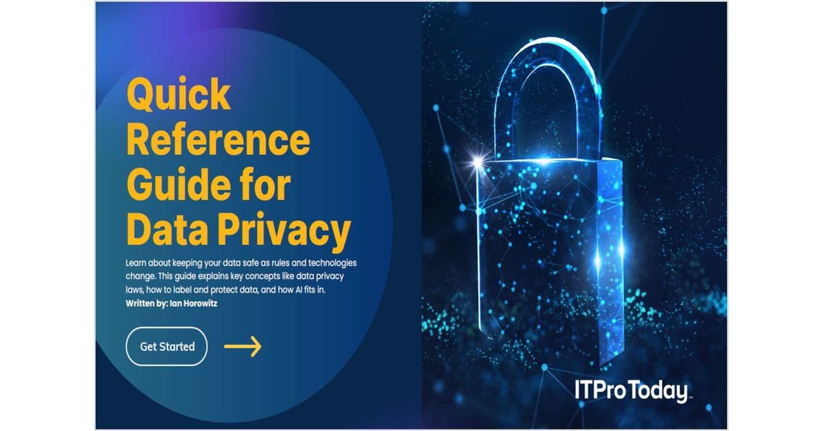 Quick Reference Guide for Data Privacy Free eGuide
