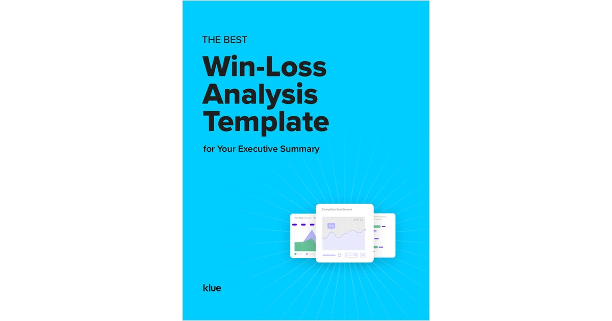 Win-Loss Executive Summary Template, Free Klue Template