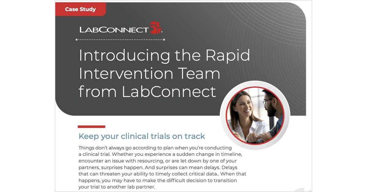 Introducing the Rapid Intervention Team from LabConnect Free Case Study