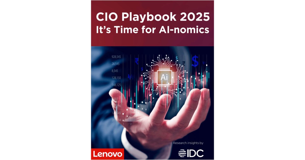 CIO Playbook 2025: It's time for AI-nomics Free Playbook