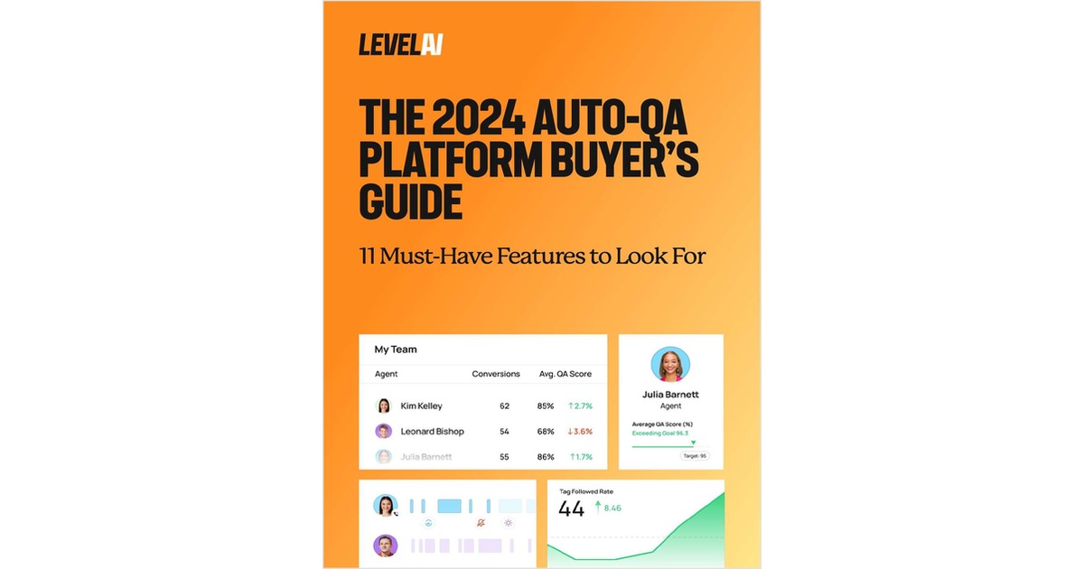 The 2024 Auto-QA Platform Buyer's Guide Free Buyer's Guide