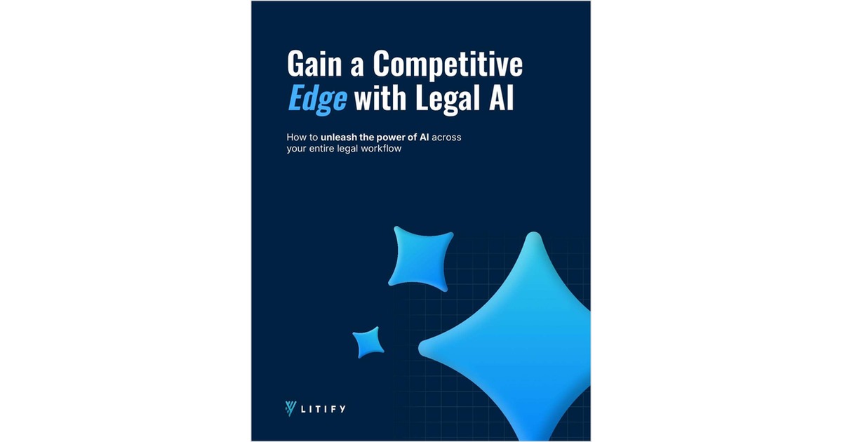 Gain a Competitive Edge With Legal AI Free eBook