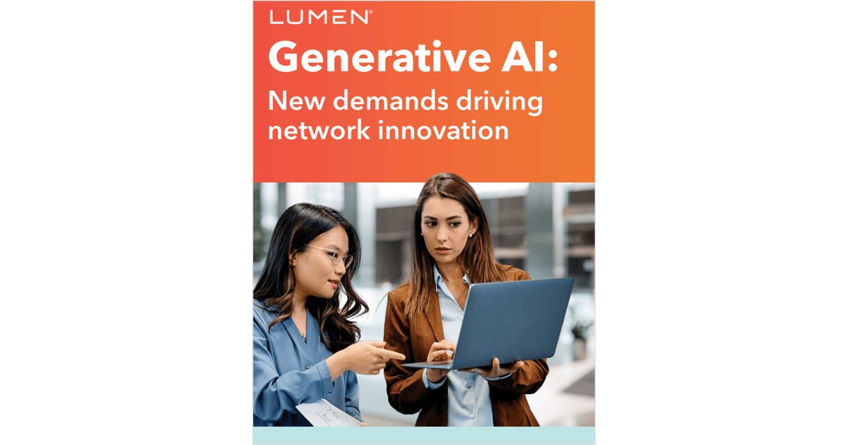 Generative AI: New demands driving network innovation Free Infographic