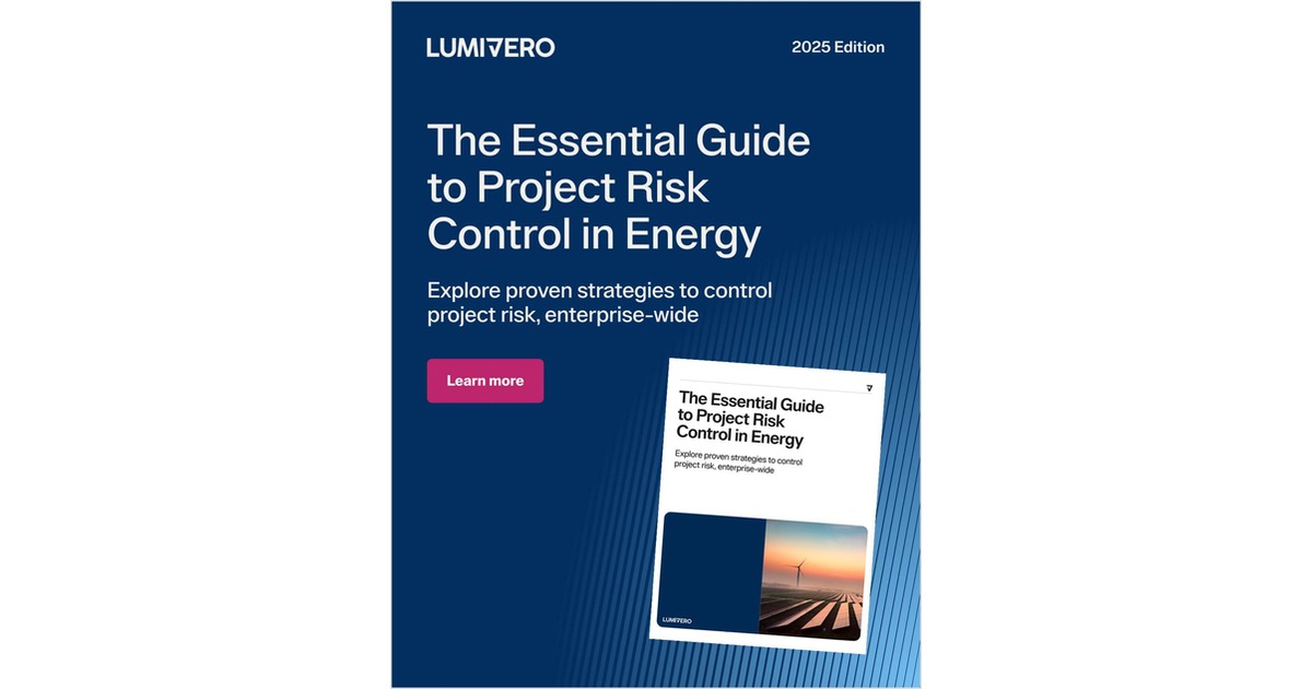 The Essential Guide to Project Risk Control in Energy, Free Lumivero eBook