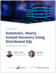 Automatic, Nearly Instant Recovery Using Distributed SQL | Knowledge Hub Media