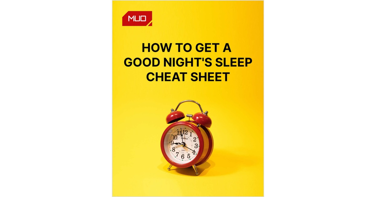 How Technology Can Help You Get a Good Night's Sleep Free Cheat Sheet