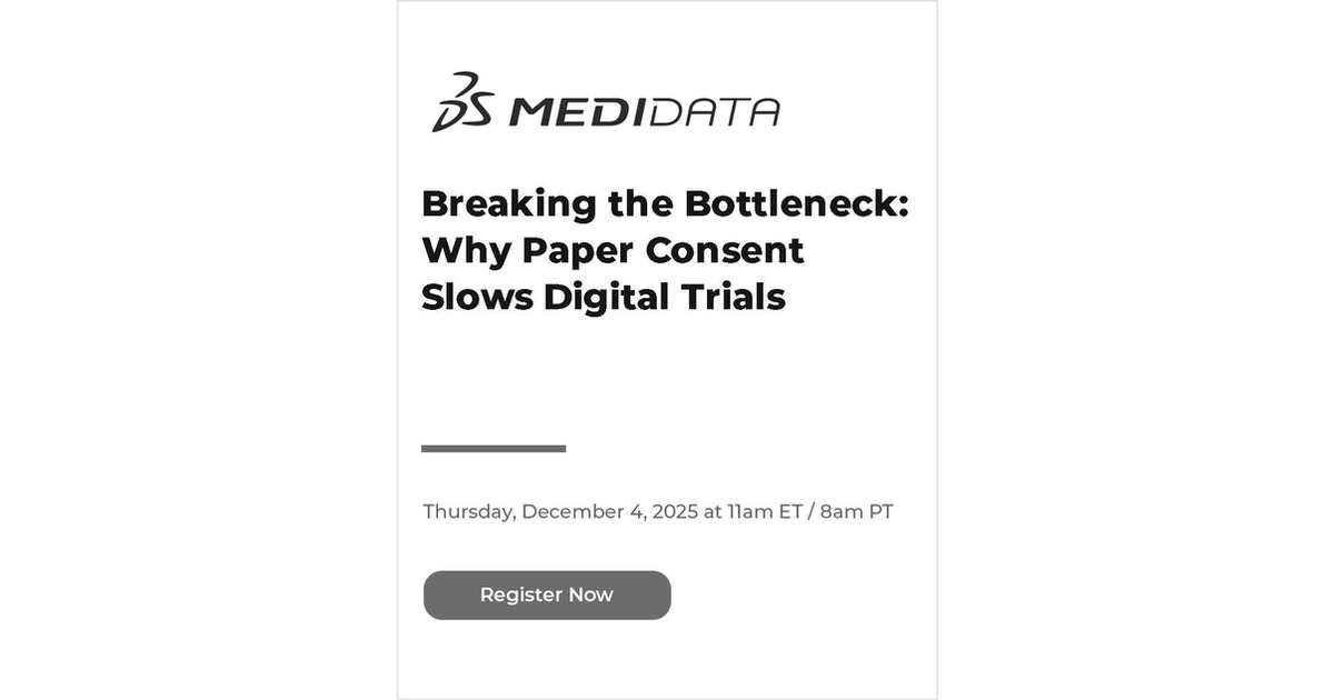 Breaking the Bottleneck: Why Paper Consent Slows Digital Trials, Free ...