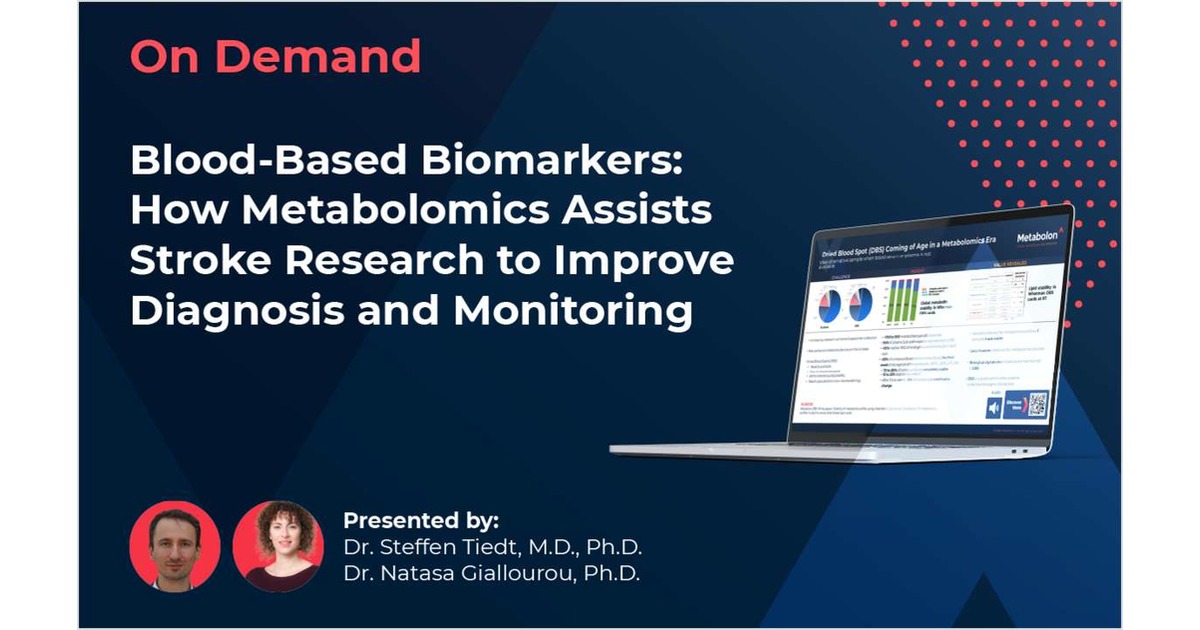 Blood-Based Biomarkers - How Metabolomics Assists Stroke Research to ...