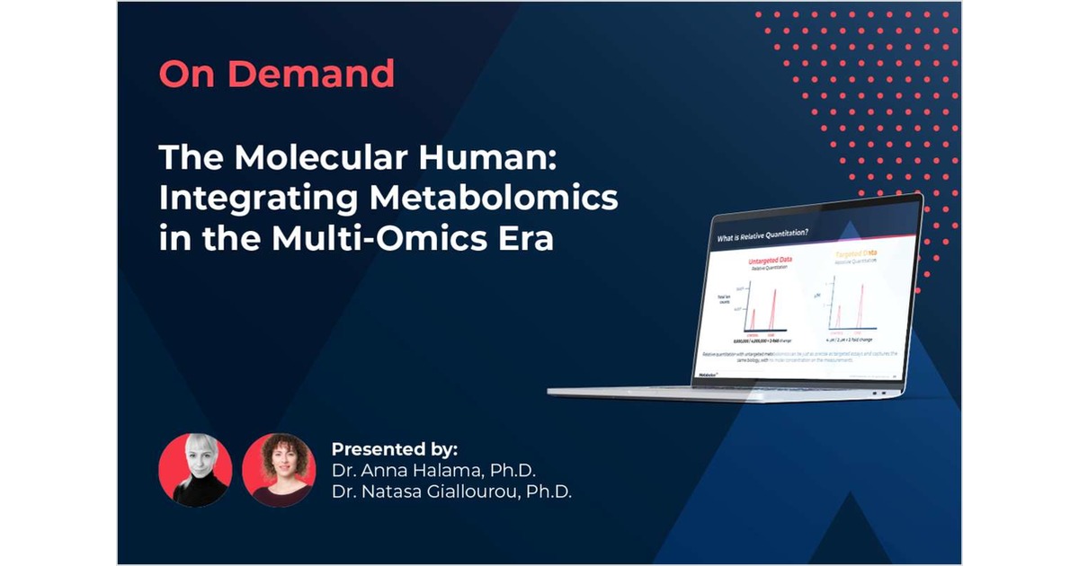 The Molecular Human - Integrating Metabolomics in the Multiomics Era ...