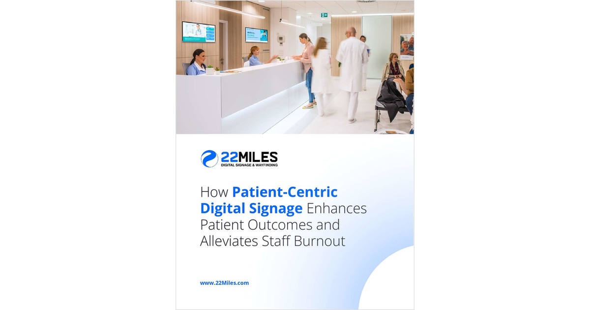 How Patient-Centric Digital Signage Enhances Patient Outcomes and ...