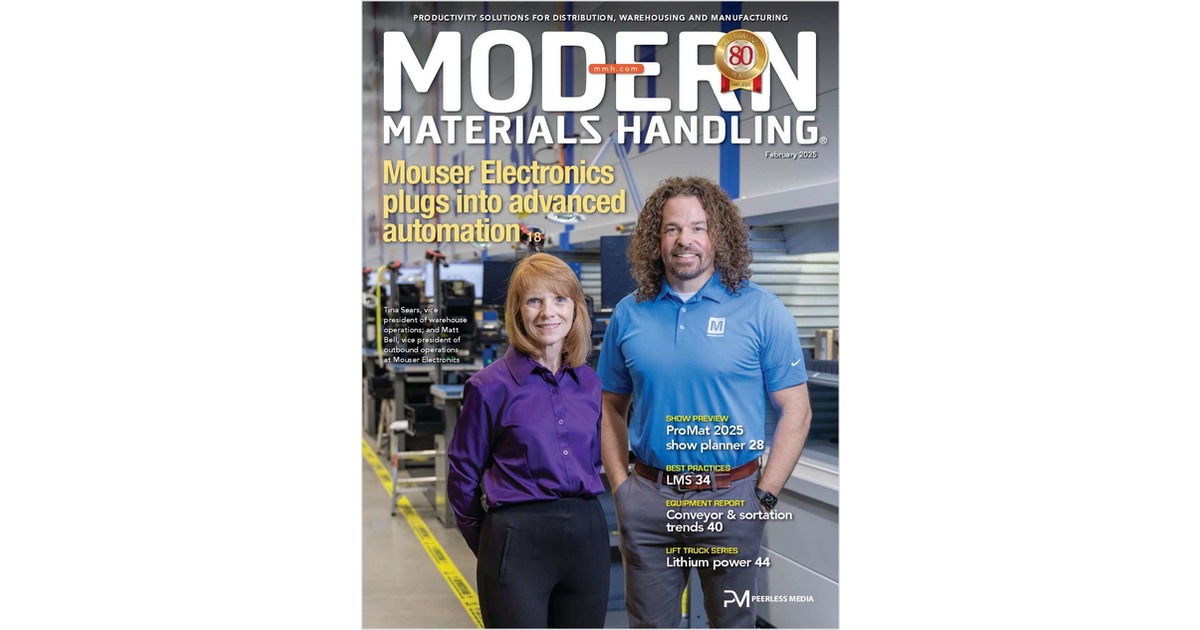Modern Materials Handling: Mouser Electronics plugs into advanced ...