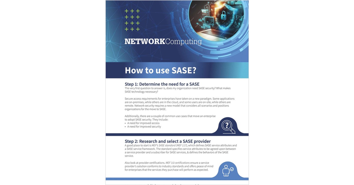 How To Use SASE? Free Infographic