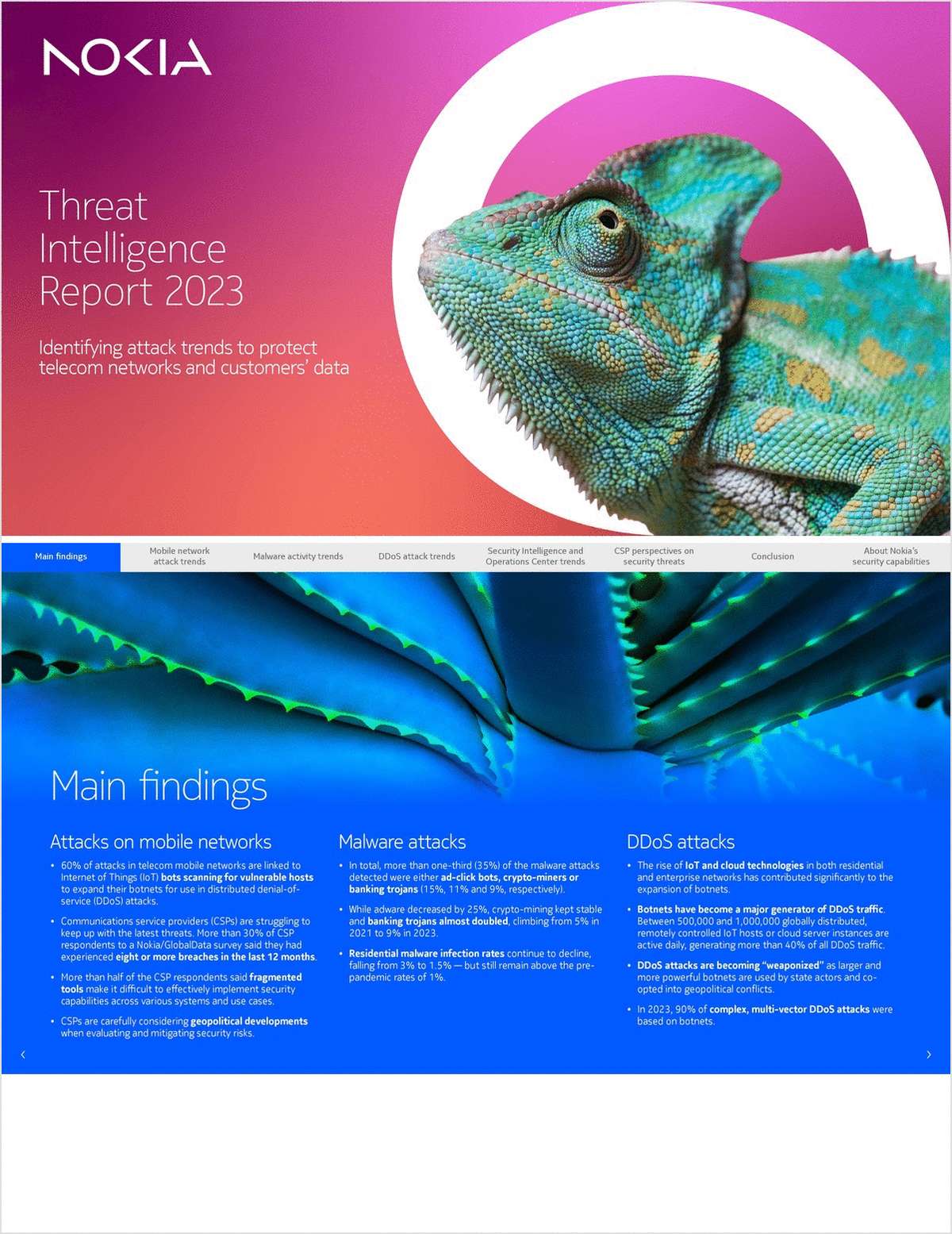 Nokia Threat Intelligence Report Free Report