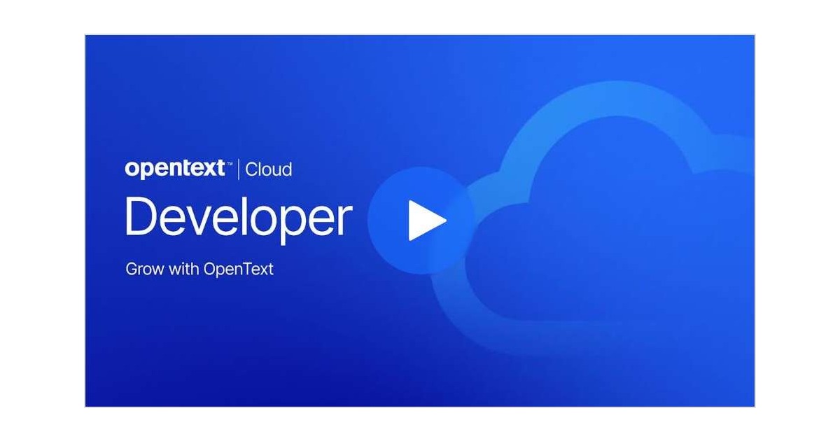 The OpenText™ Developer Cloud, Free OpenText Product Overview