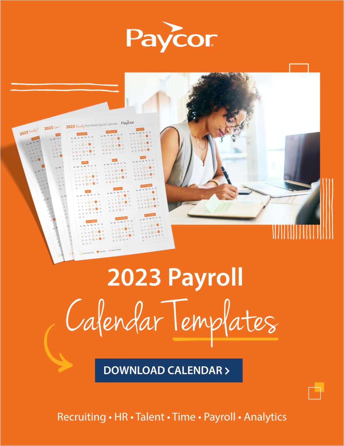 2023 Biweekly Monthly Semi Monthly Payroll Calendar Templates Free 