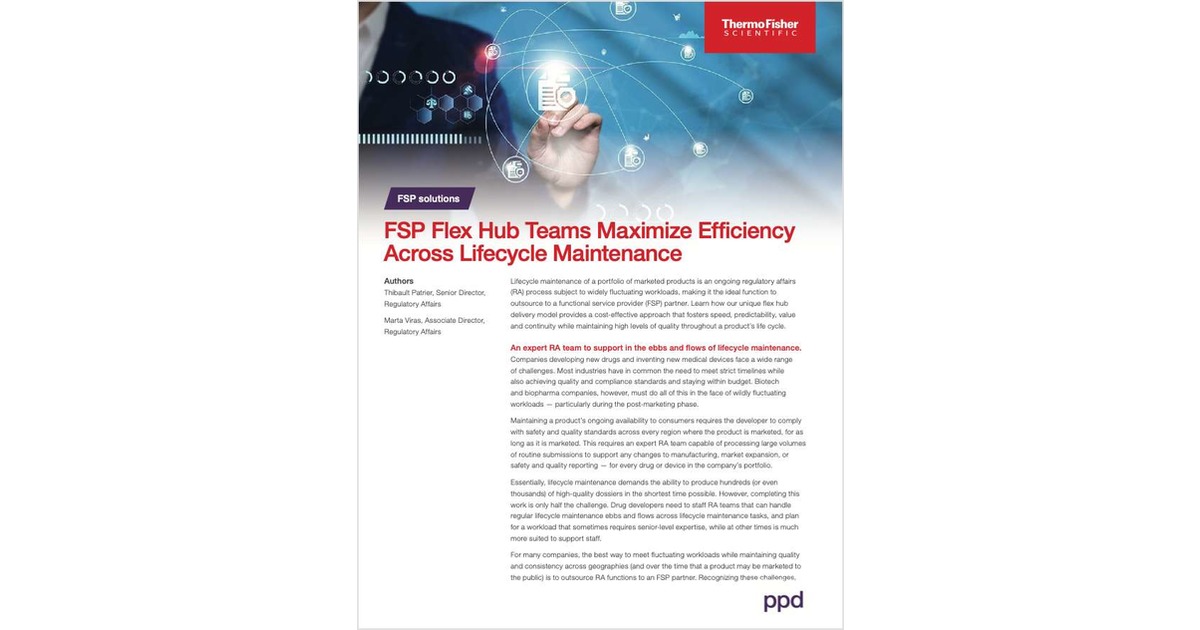 FSP Flex Hub Teams Maximize Efficiency Across Lifecycle Maintenance ...