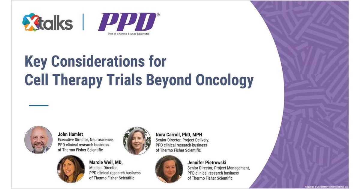 Webinar - Key considerations for cell therapy trials beyond oncology ...