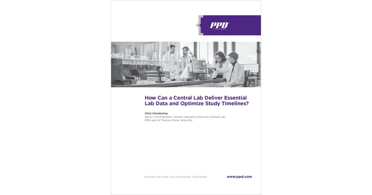 How Can a Central Lab Deliver Essential Lab Data and Optimize Study ...