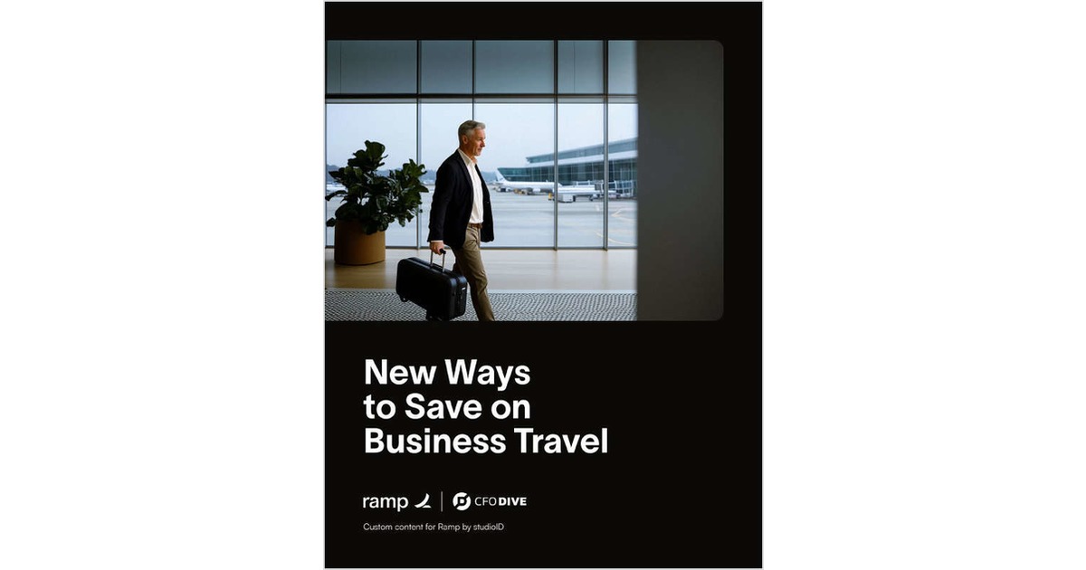 New Ways CFOs Can Save on Business Travel, Free CFO Dive's studioID and ...