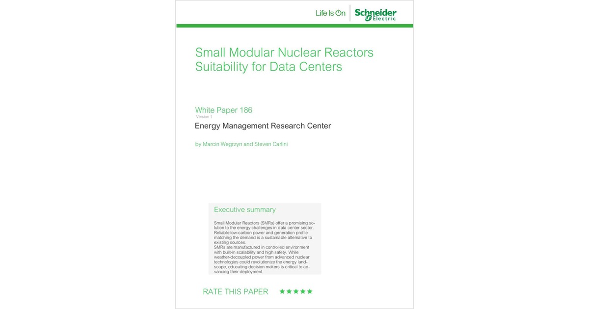 Small Modular Nuclear Reactors Suitability for Data Centers Free White ...