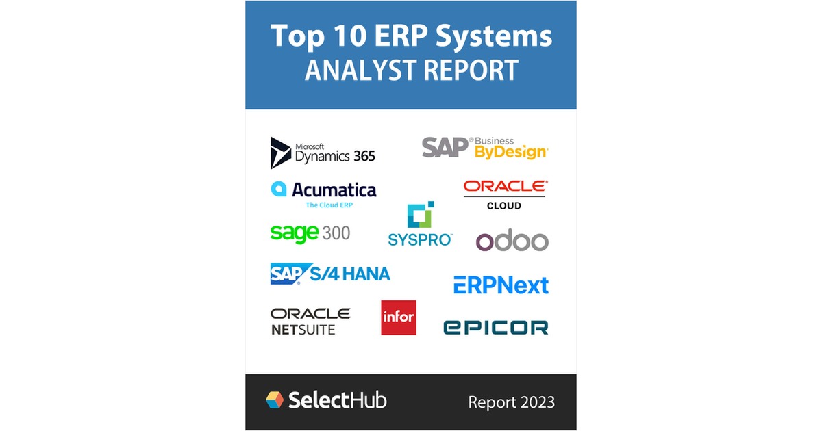 Top 10 ERP Systems for Your Business--Free Analyst Report Free Report